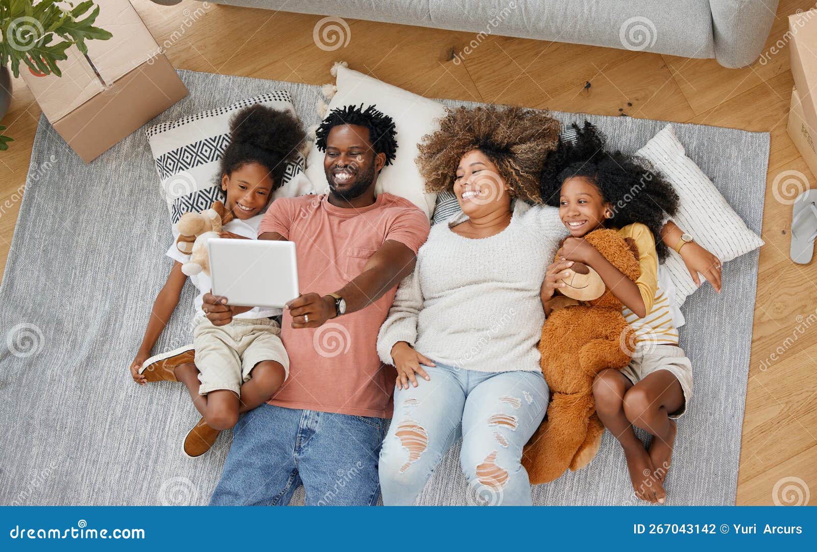 Creating Family Memories. a Young Family Spending Time Together and ...