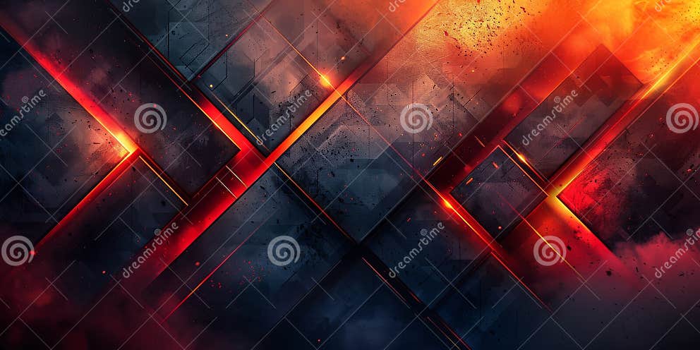 Creating Geometric Fire Pattern with Fiery Highlights for Dynamic ...