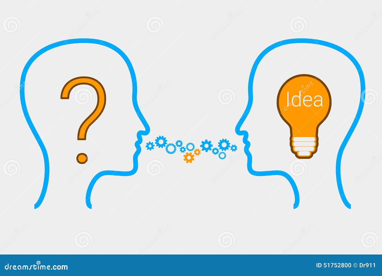 Creating Idea Vector Illustration | CartoonDealer.com #51752800