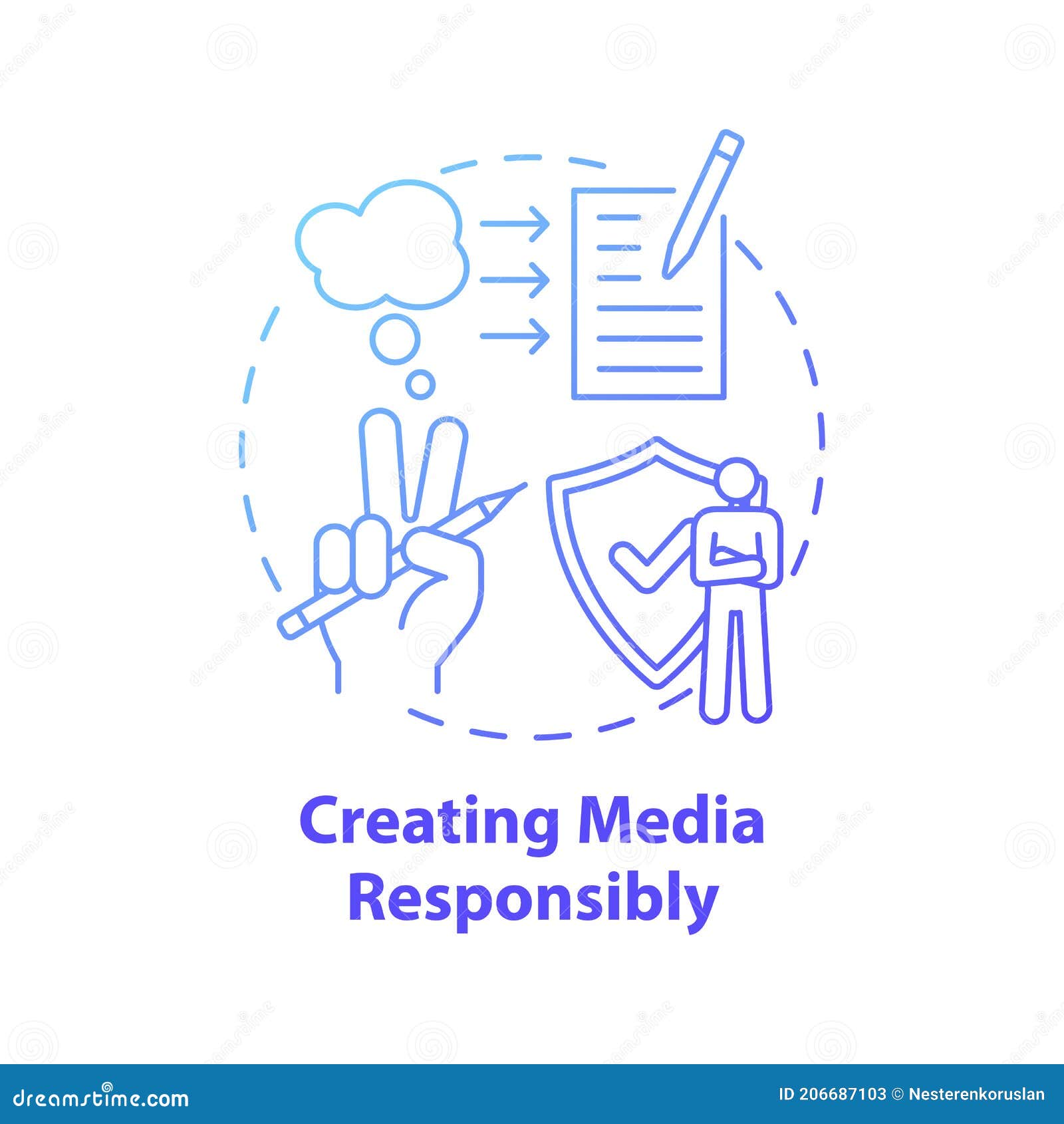 Eco Responsibility, Drawing Royalty-Free Stock Photography ...