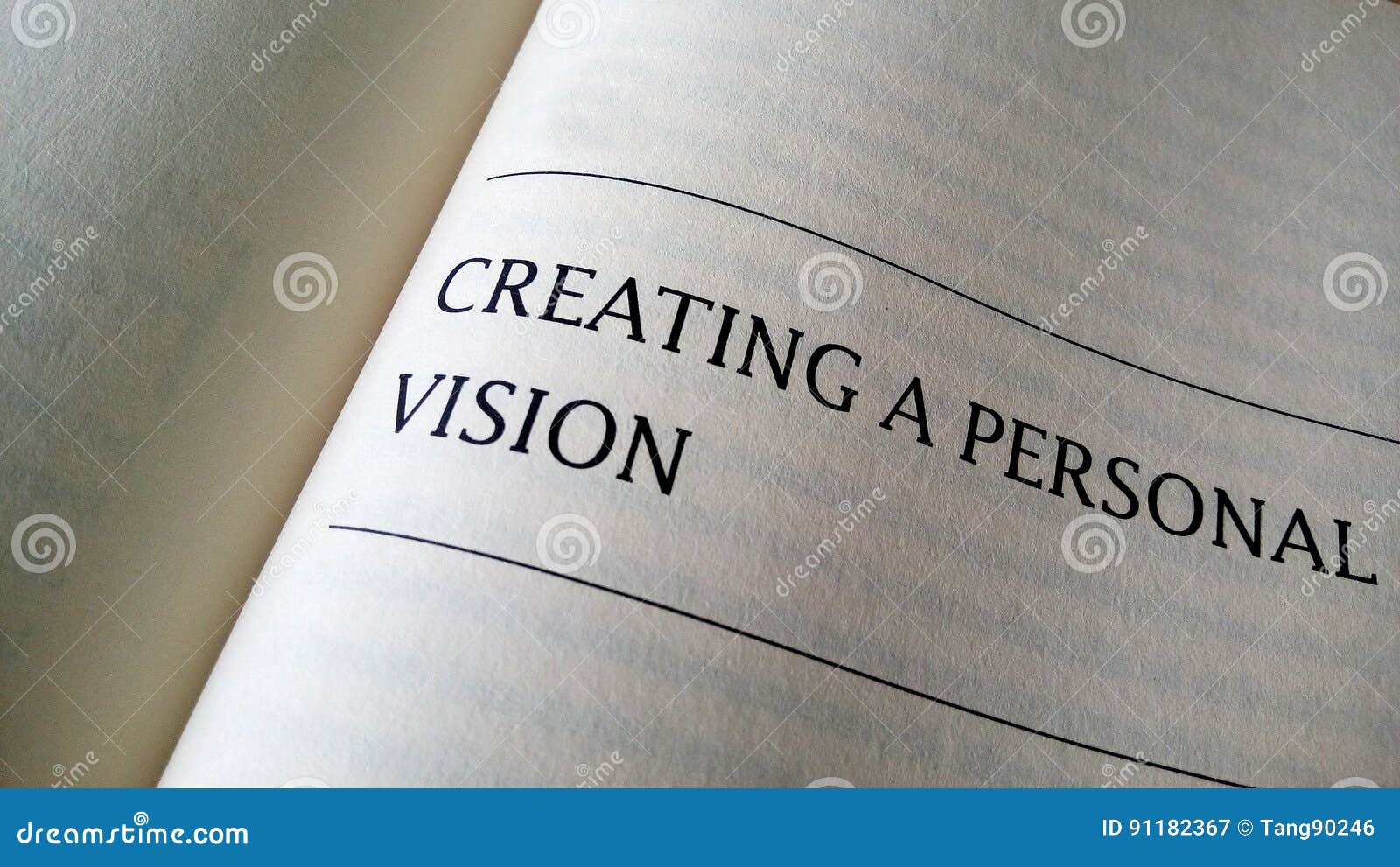 Creating a personal vision stock image. Image of effect - 91182367