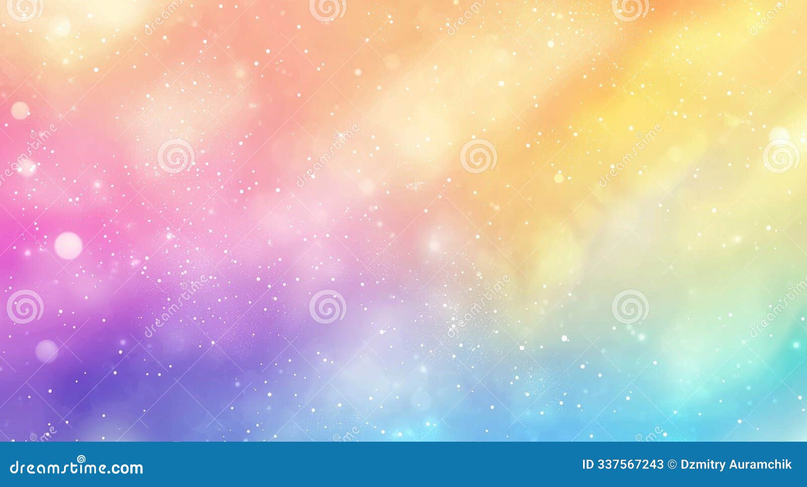 Creating a Poster Cover Web Header Design with Rainbow Color Gradient ...