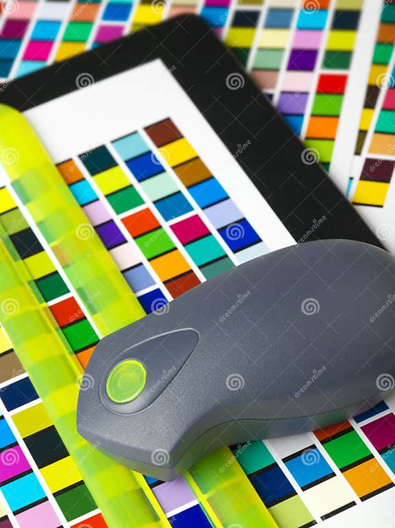 Creating Printer Color Profile Stock Image - Image of cmyk, precision ...