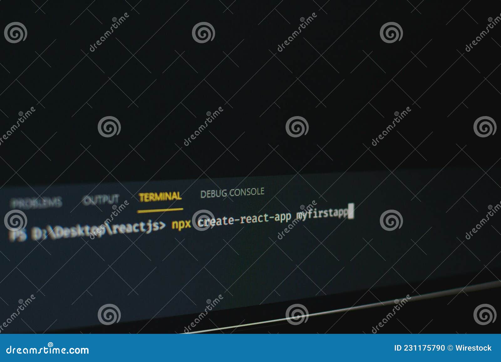 Javascript React Code Software Source Code Programming Code On Computer Screentechnology
