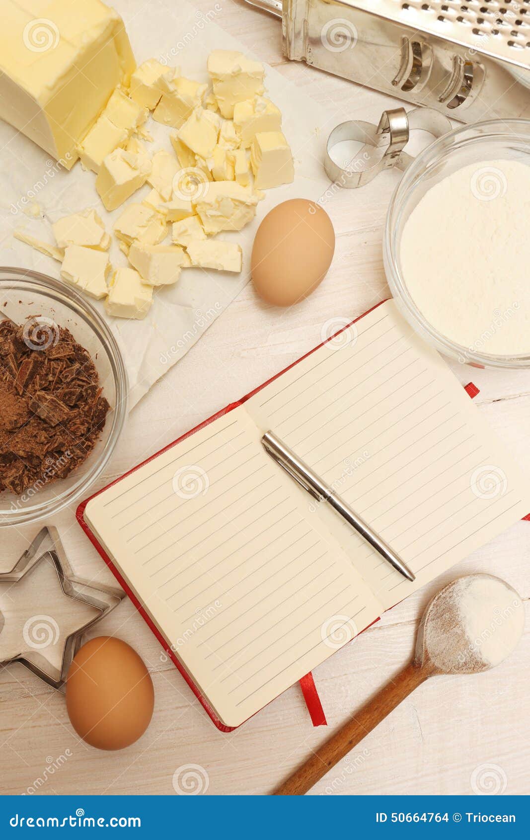 Creating a Recipe stock photo. Image of empty, baking - 50664764