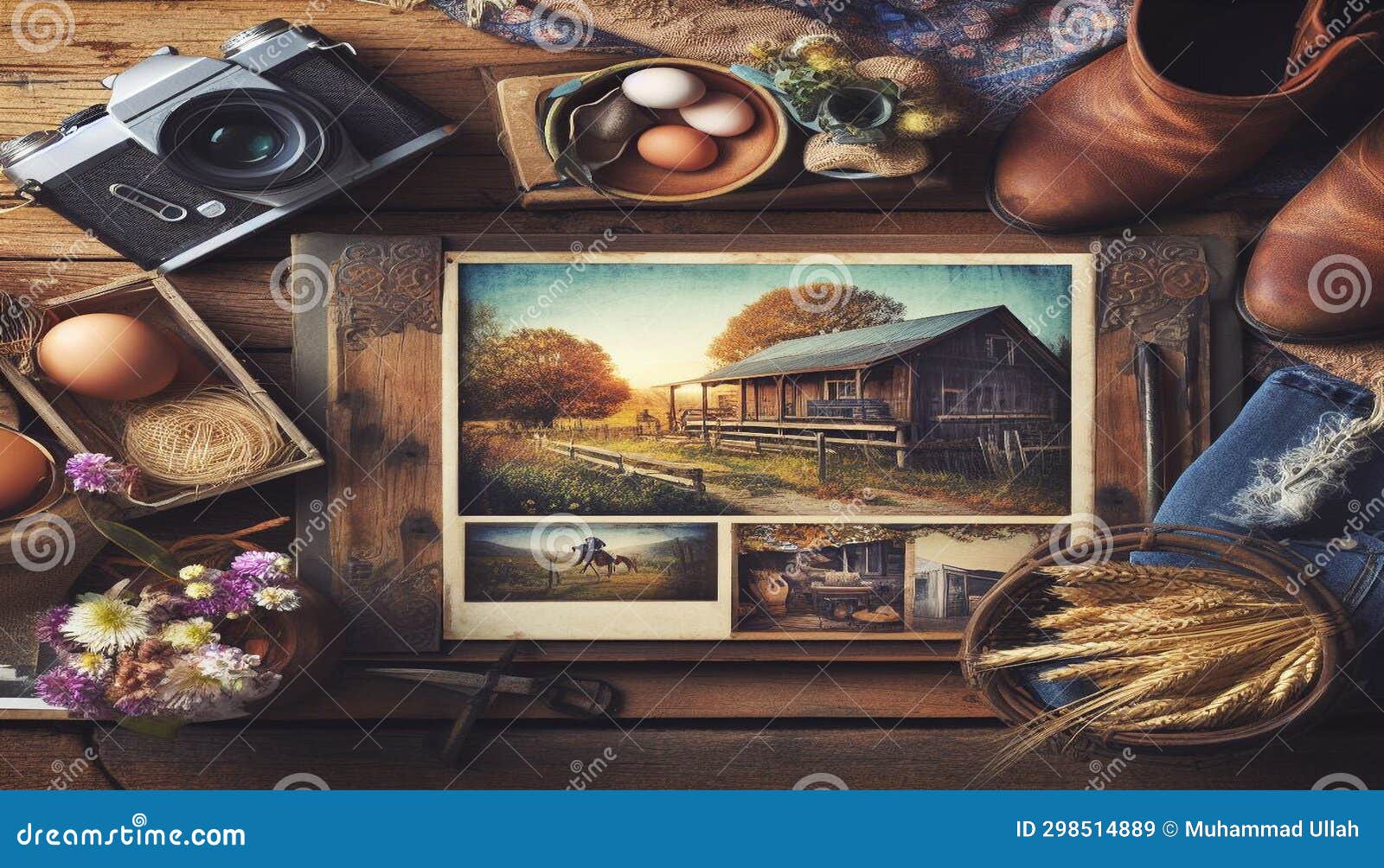 Creating Rural Images that Call for a Rustic Weekend Break Stock ...