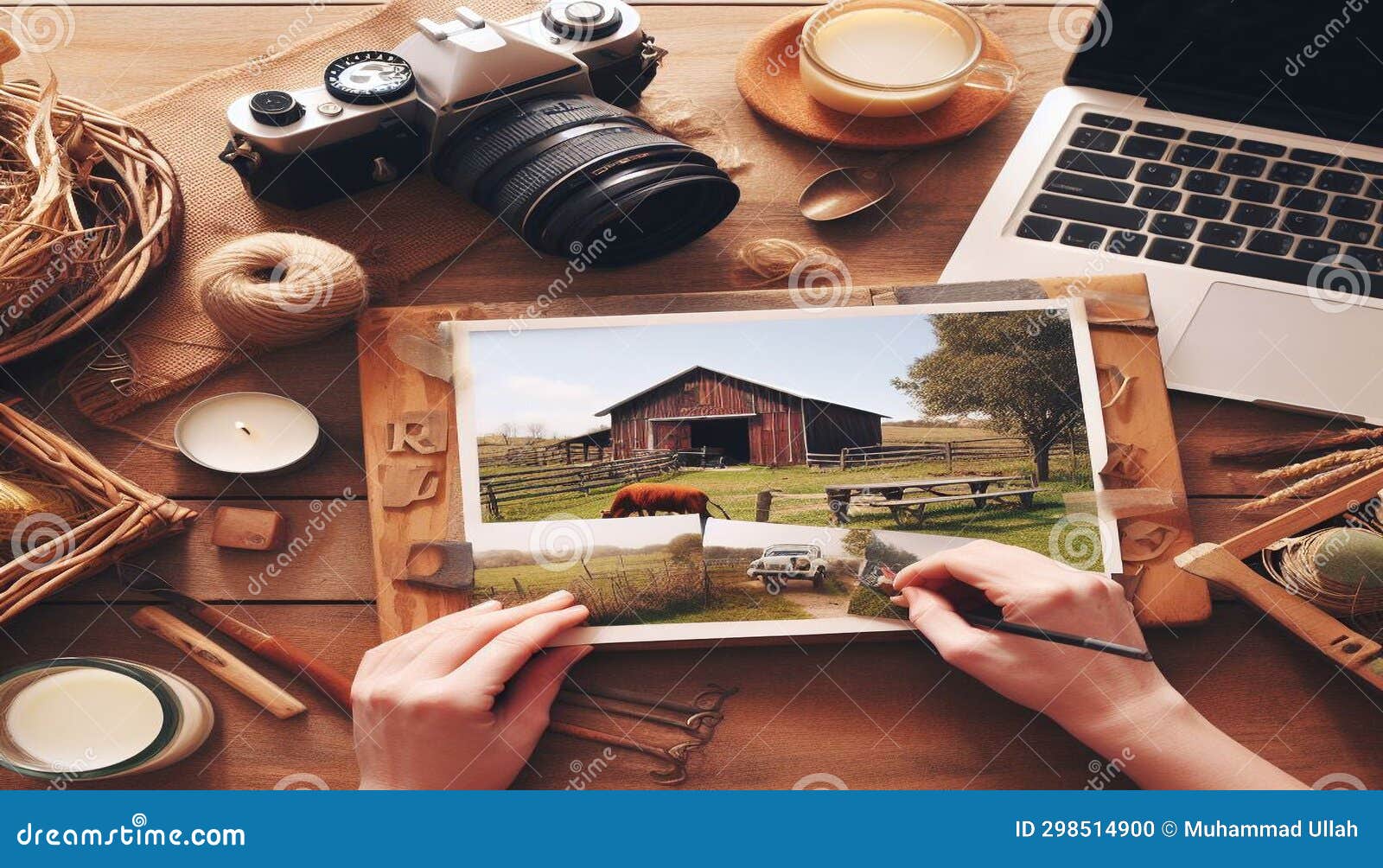 Creating Rural Images that Call for a Rustic Weekend Break Stock ...