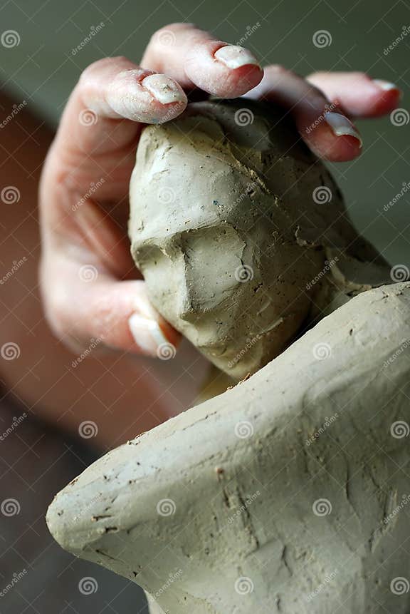 Creating Sculpture stock photo. Image of hobby, craft - 5406430