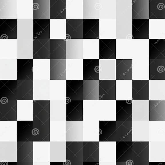 Creating Seamless Black and White Squares: Simple 2d Vector Design ...