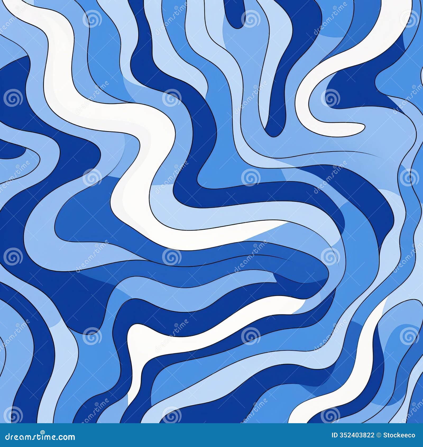 Creating Simple Doodle Posters with Thick Lines Designs Stock ...