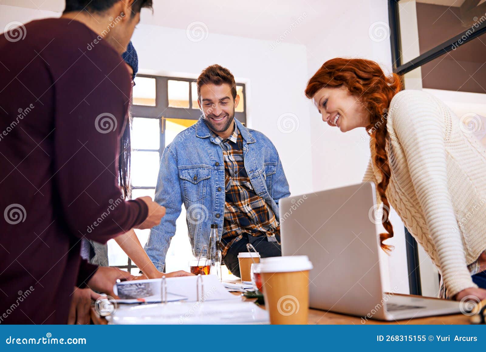 Creating Some Fine Designs. a Group of Young Designers in Their ...