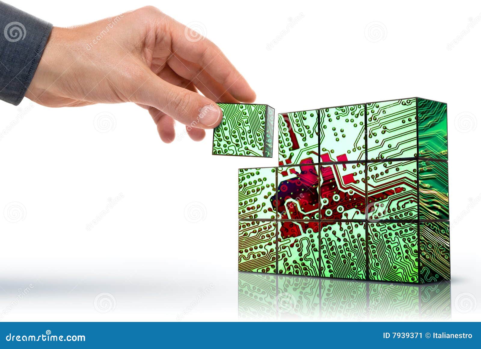 Creating technology stock image. Image of conceptual, assembled - 7939371
