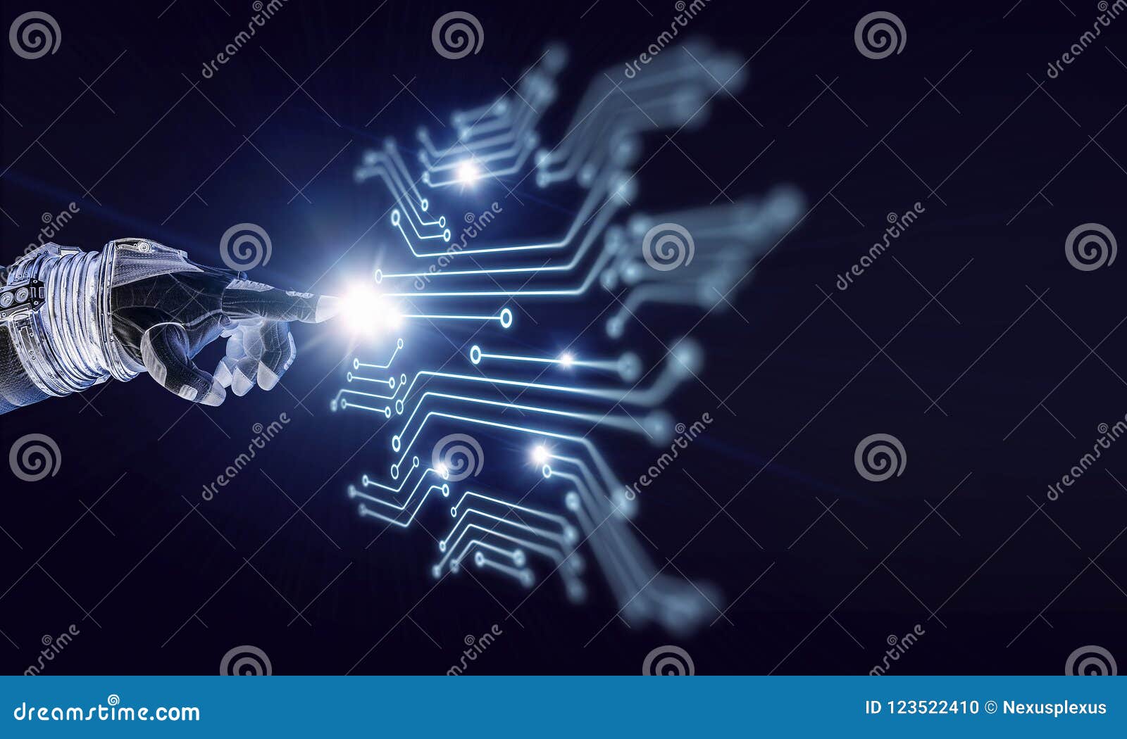 Creating the technology stock illustration. Illustration of science ...