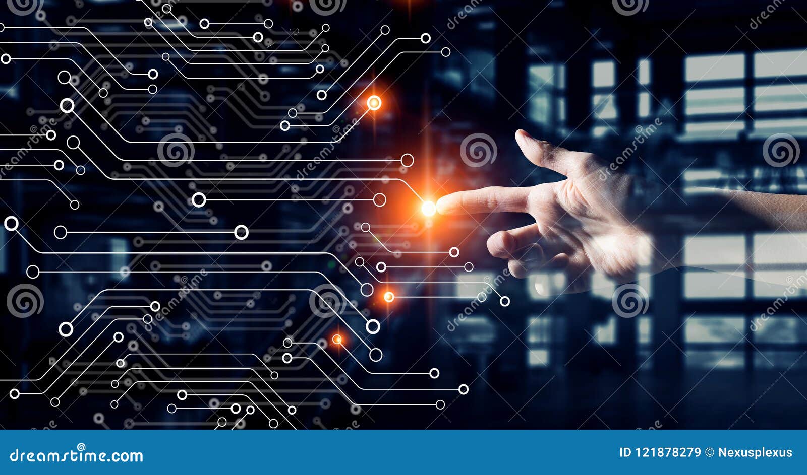 Creating the technology stock image. Image of communication - 121878279