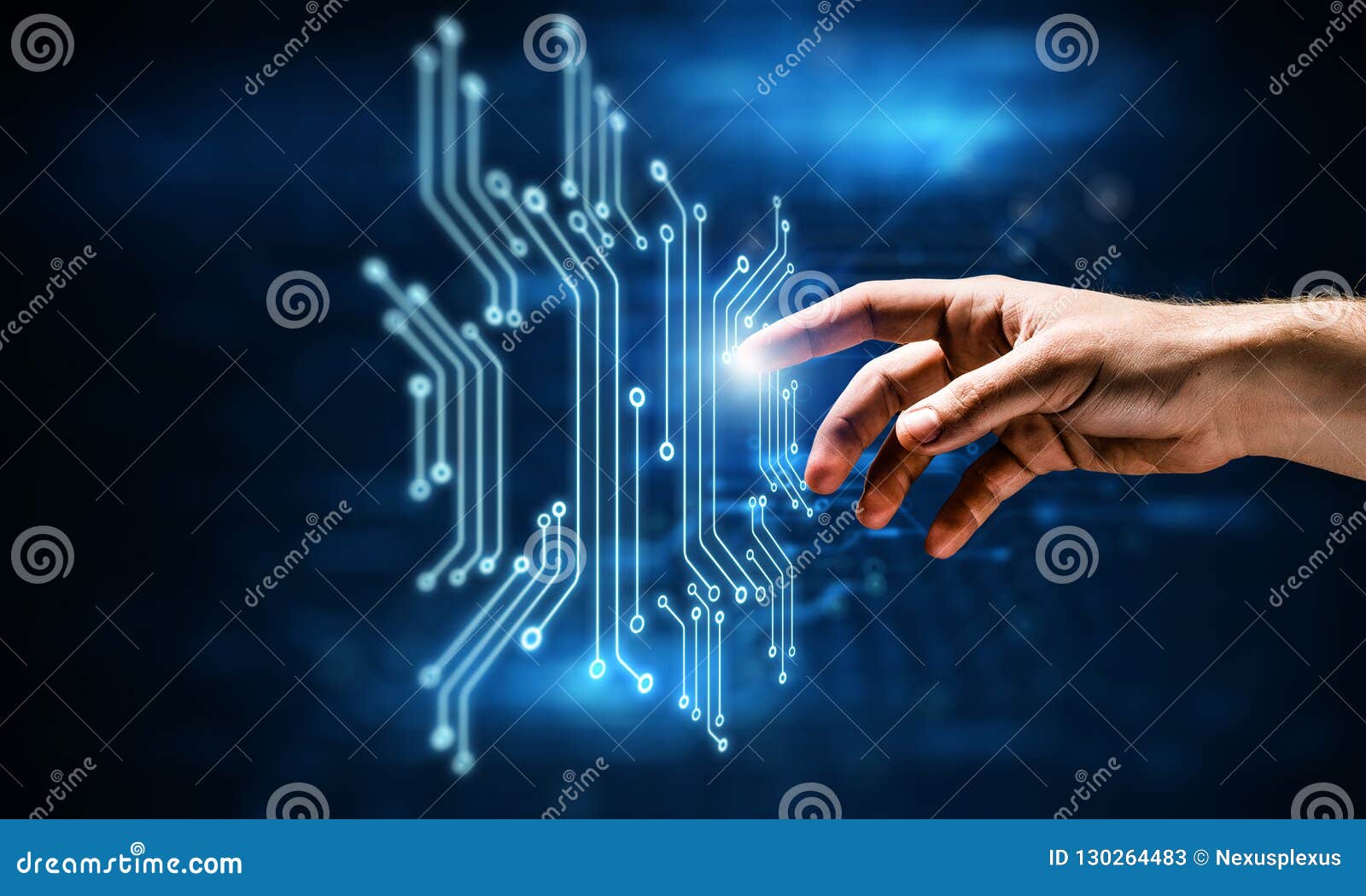 Creating the technology stock image. Image of technology - 130264483