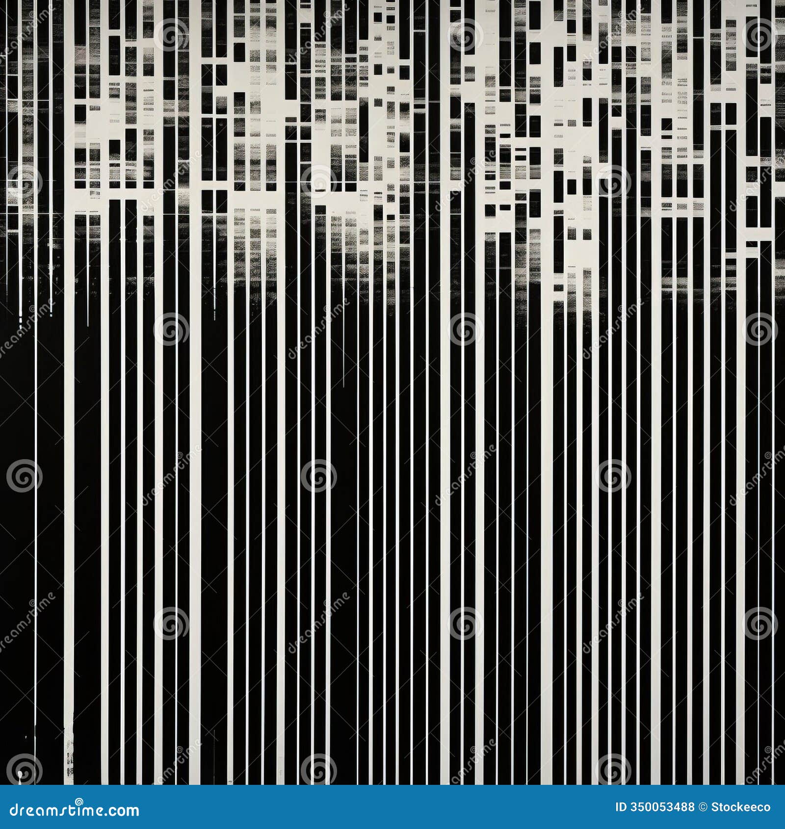Creating a Unique Straw Image with Barcode Lines Artwork Stock ...