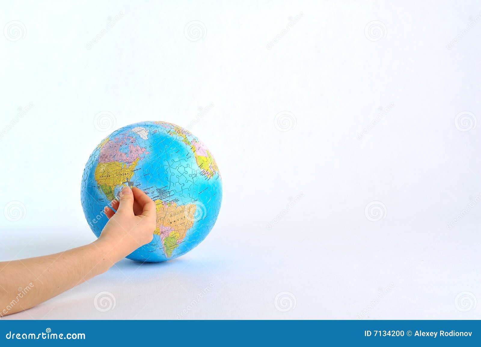 Creating the world stock photo. Image of sphere, world - 7134200
