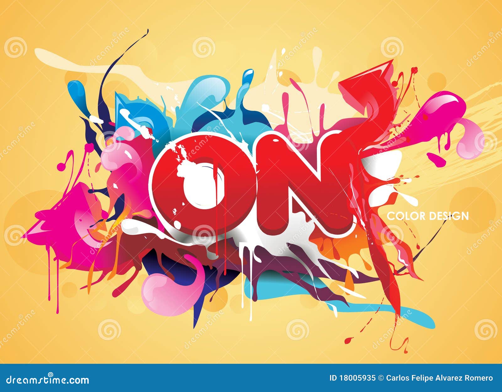 Creation abstract text stock vector. Illustration of curl - 18005935