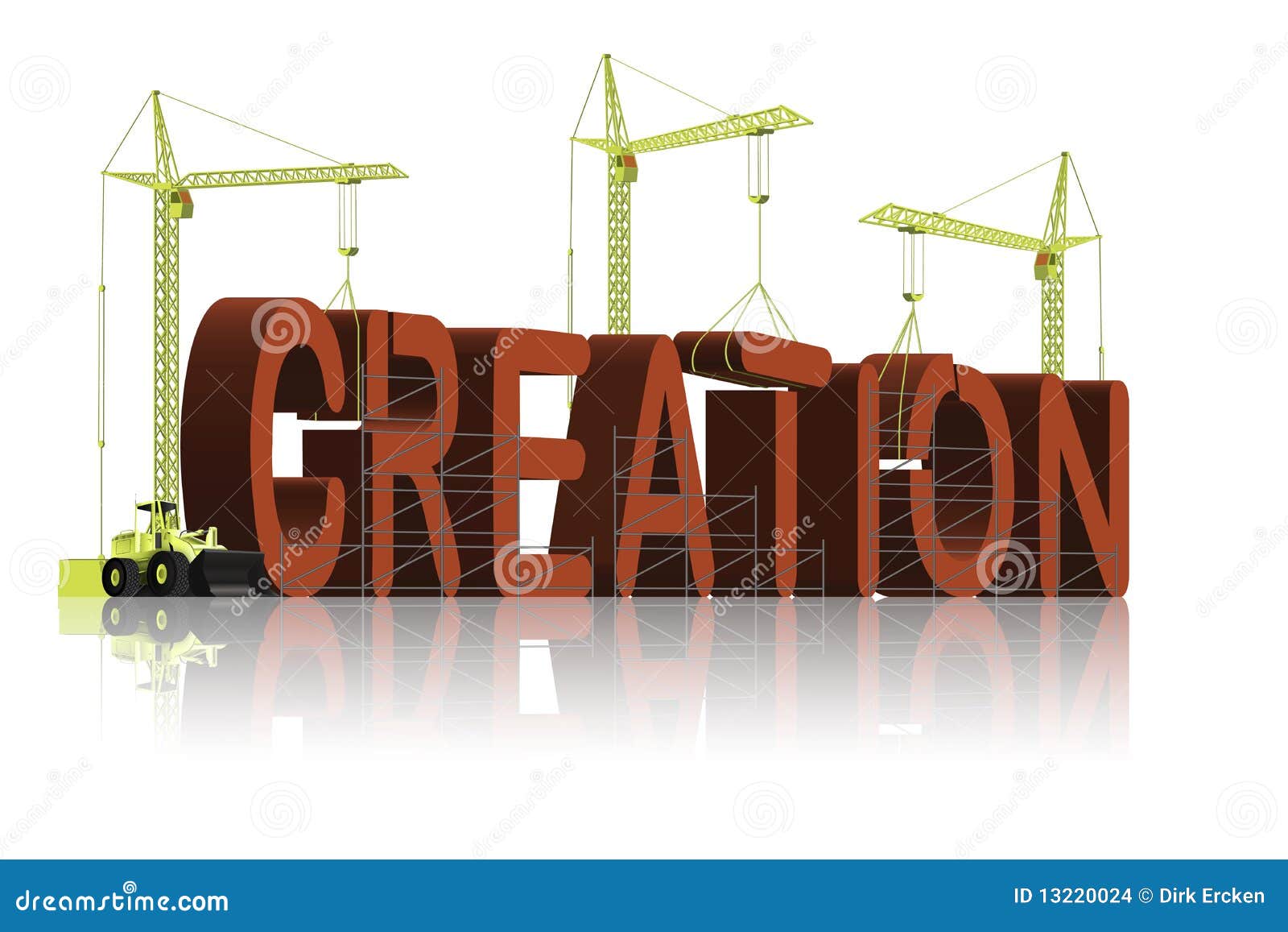 Creation Evolution or Intelligent Design Belief Stock Illustration ...
