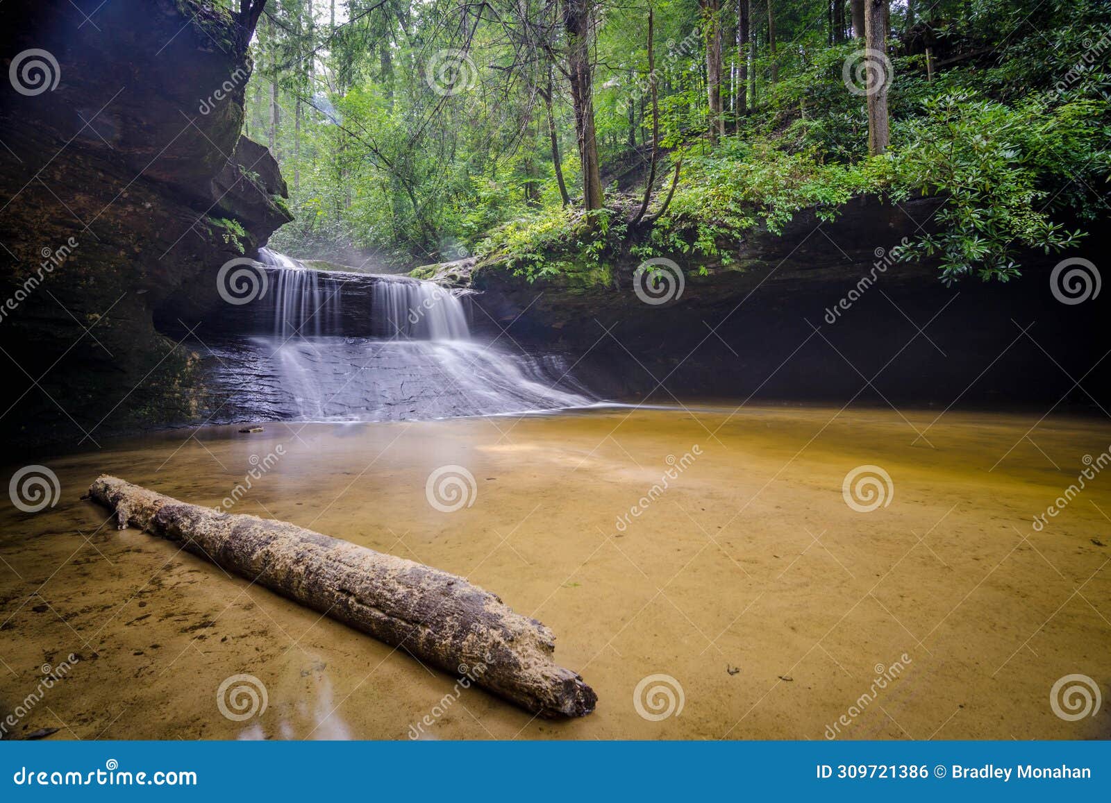 Creation Falls Red River Gorge Kentucky Stock Photo - Image of ...