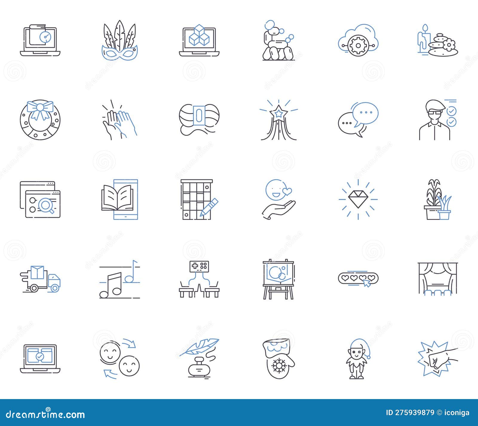 Creation Line Icons Collection. Genesis, Formation, Origin, Beginning ...