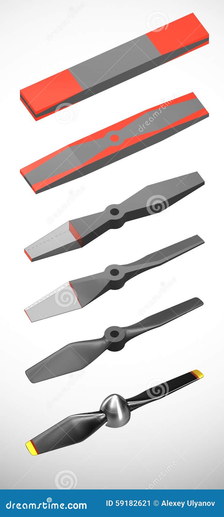 Creation of propeller stock illustration. Illustration of concept ...