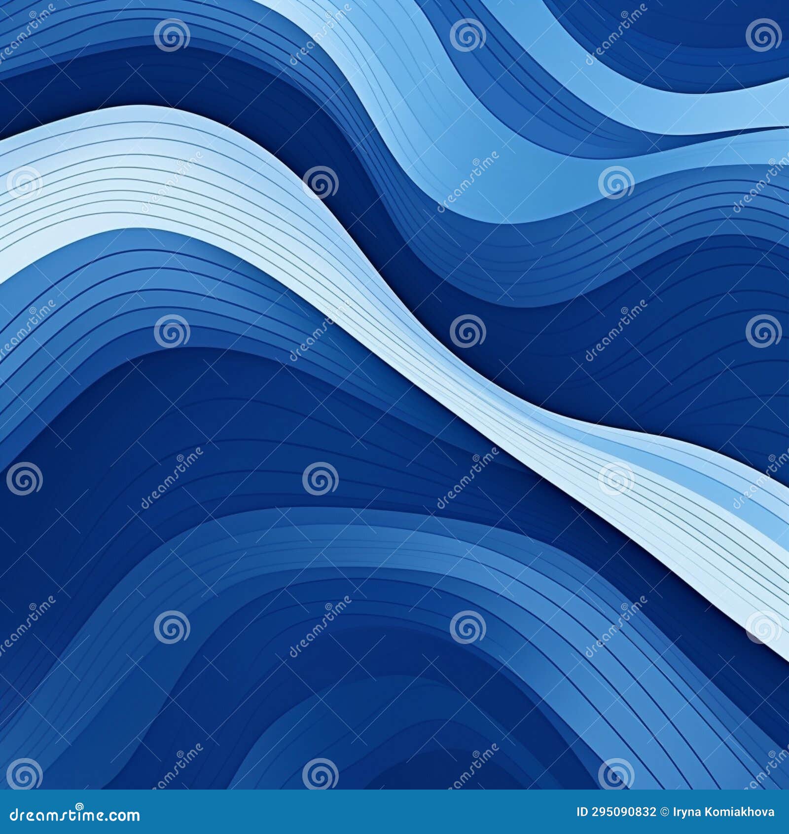 Creativ Doodle Blue Abstract Background Stock Photo - Image of unique ...