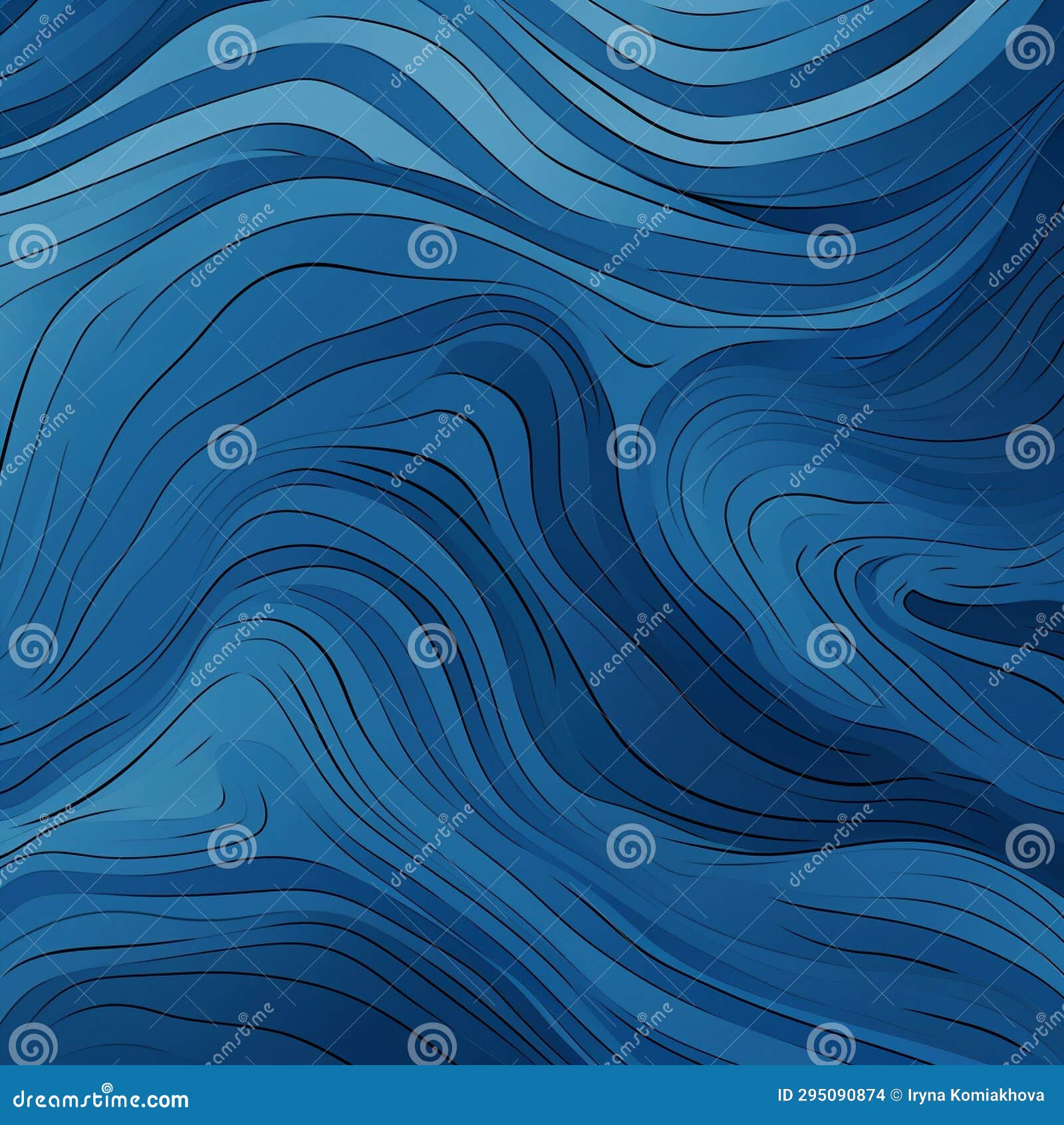 Creativ Doodle Blue Abstract Background Stock Photo - Image of ...