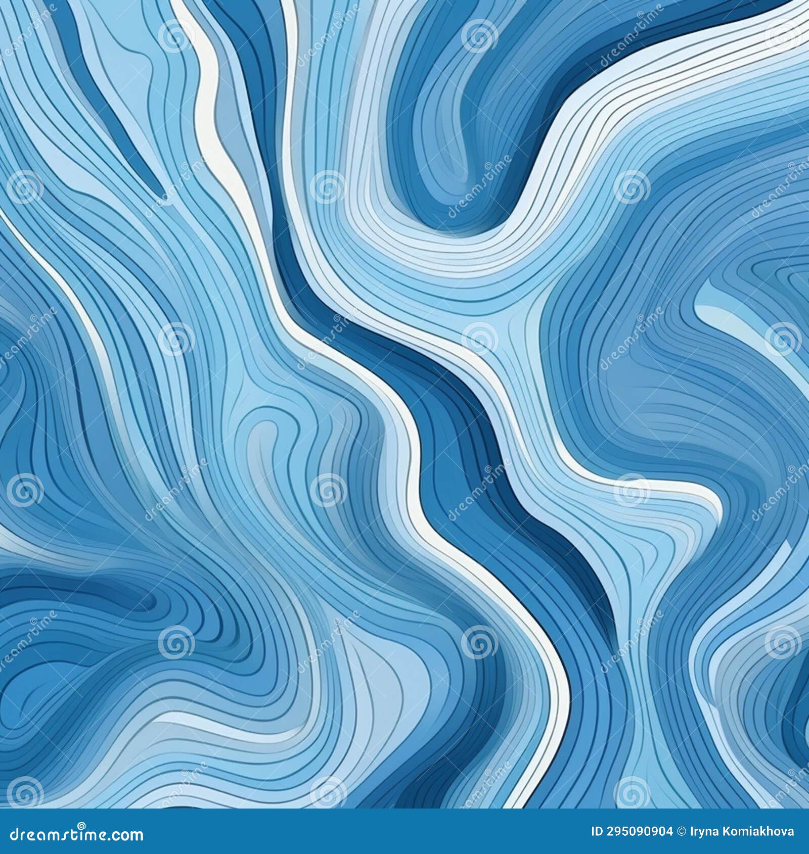 Creativ Doodle Blue Abstract Background Stock Photo - Image of ...