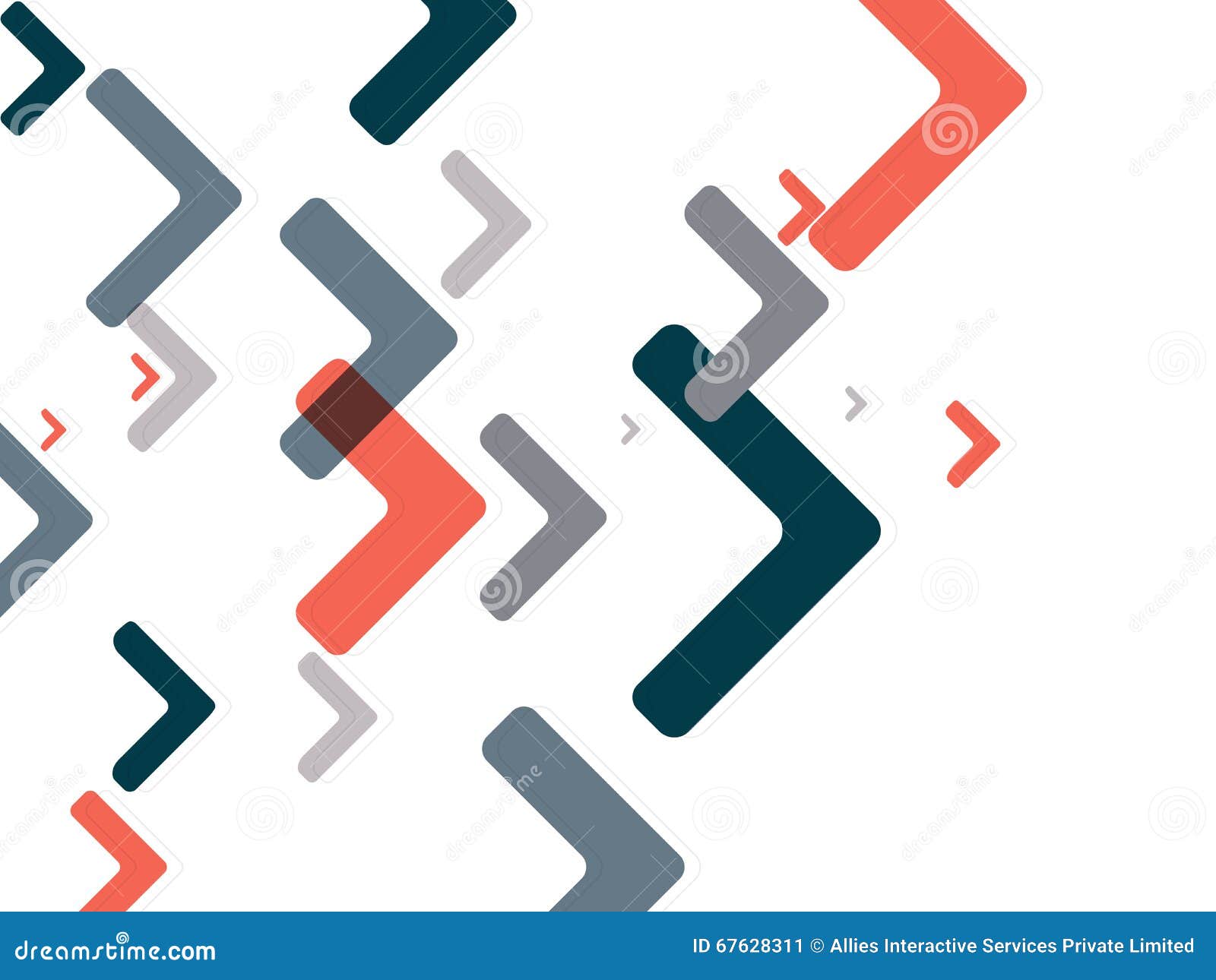 Creative Abstract Background with Arrow. Stock Illustration ...