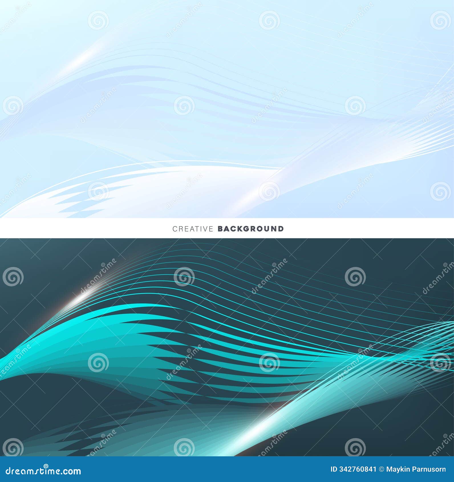 Creative Abstract Background Design Dark and Bright Stock Vector ...