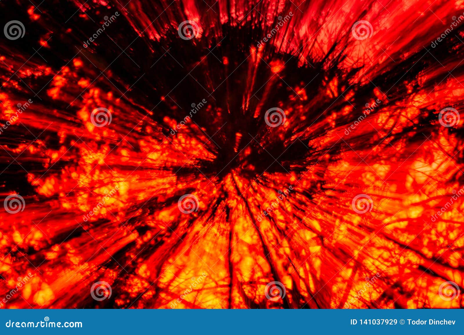 Abstract Background Reminding of a Burst. Energy, Multicolored, Rays ...