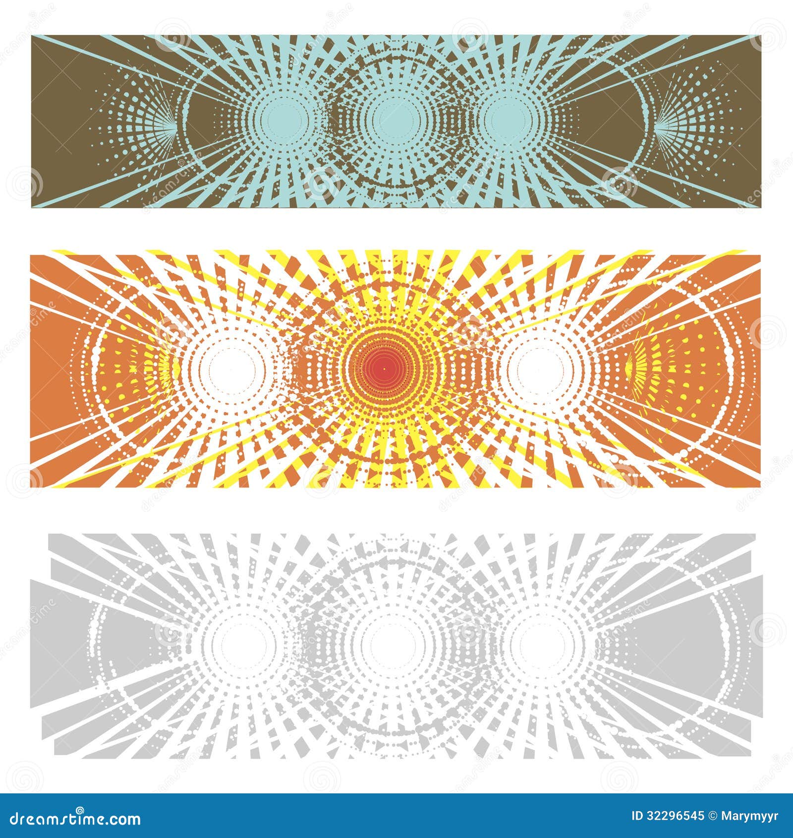 Creative Abstract Banners Set Stock Vector - Illustration of pattern ...