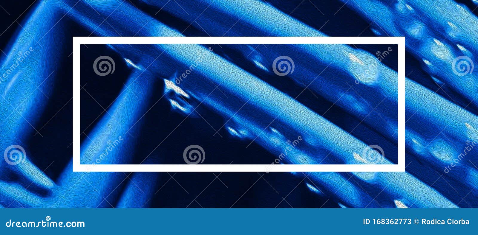 A Creative Abstract Blue Texture with Frame Stock Image - Image of ...