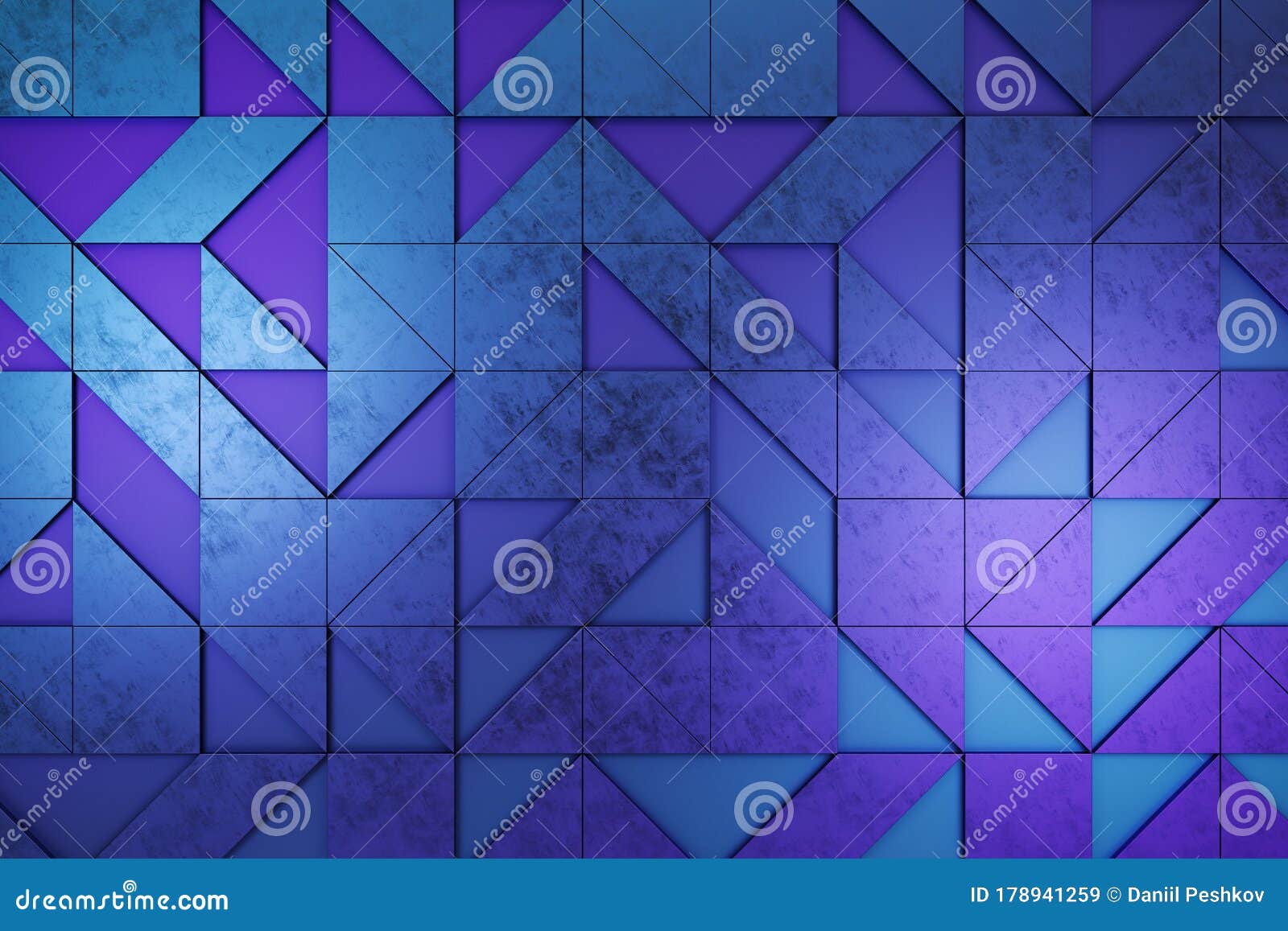 Creative Abstract Blue Wallpaper Stock Illustration - Illustration of ...