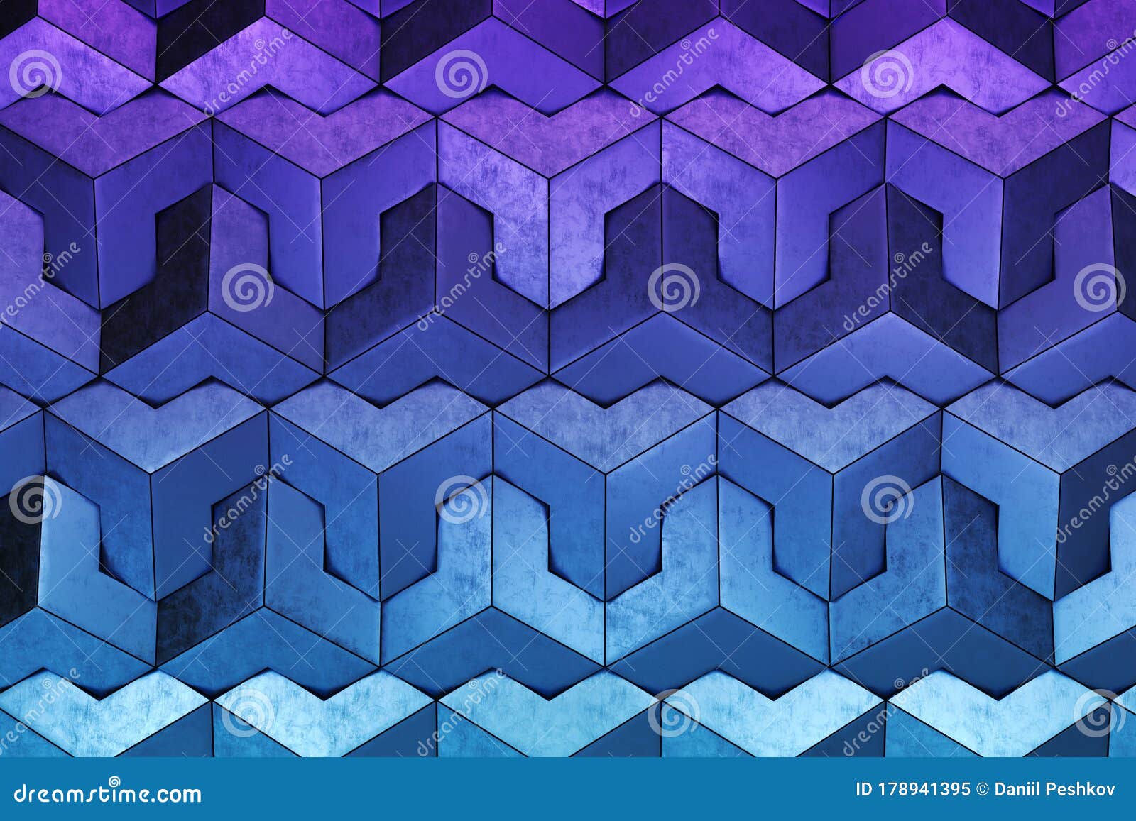 Creative Abstract Blue Wallpaper Stock Illustration - Illustration of ...