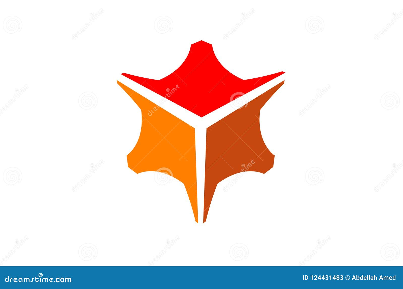 Abstract Box Red Symbol Logo Design Stock Vector - Illustration of ...