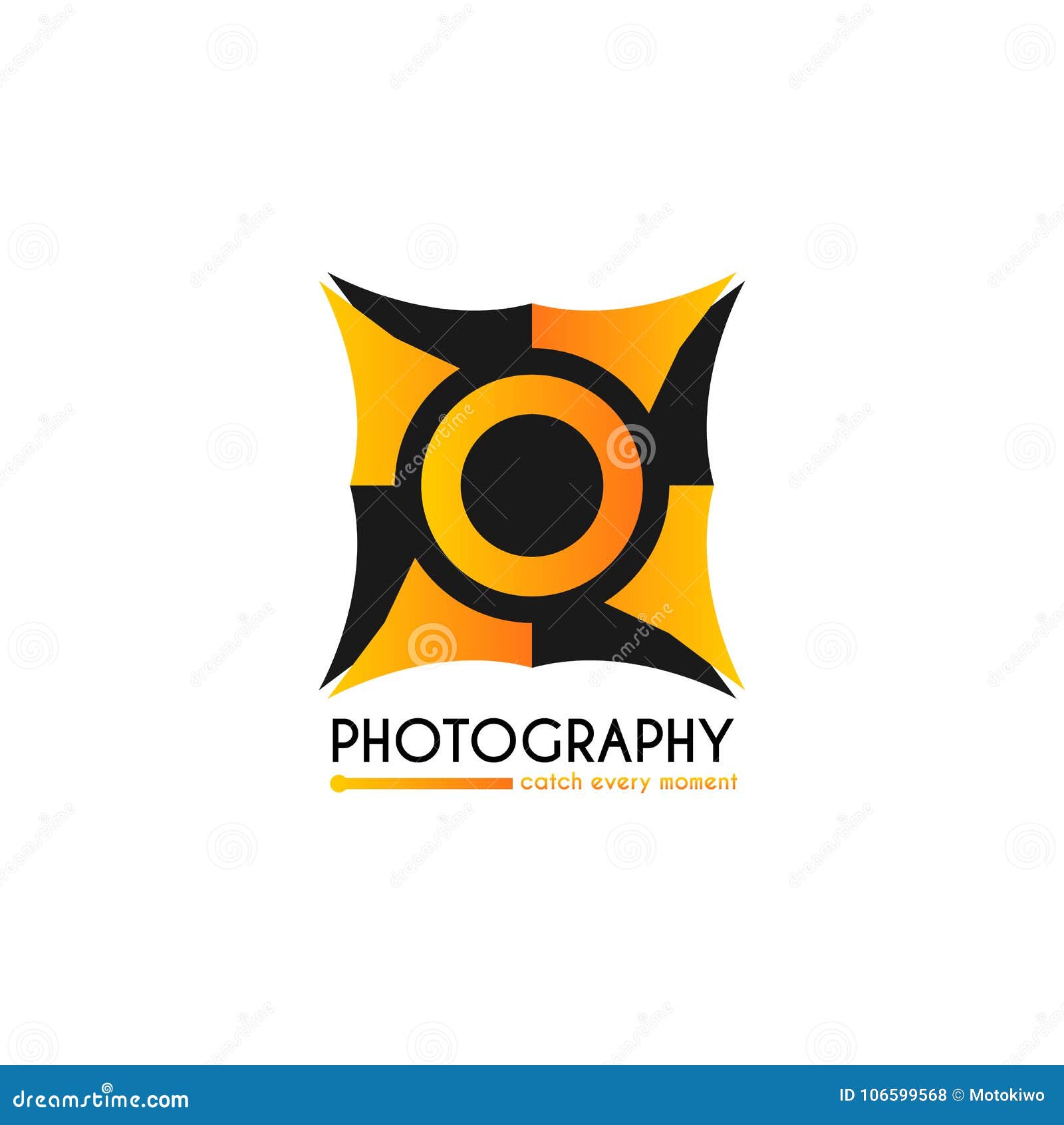Creative Abstract Camera Logo Design Stock Vector - Illustration of ...