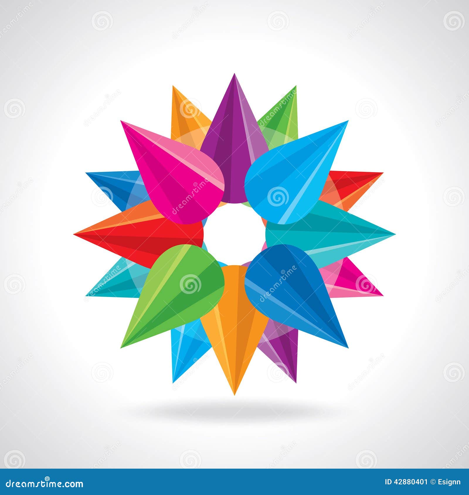 Creative Abstract Circle Design Vector Stock Vector - Illustration of ...