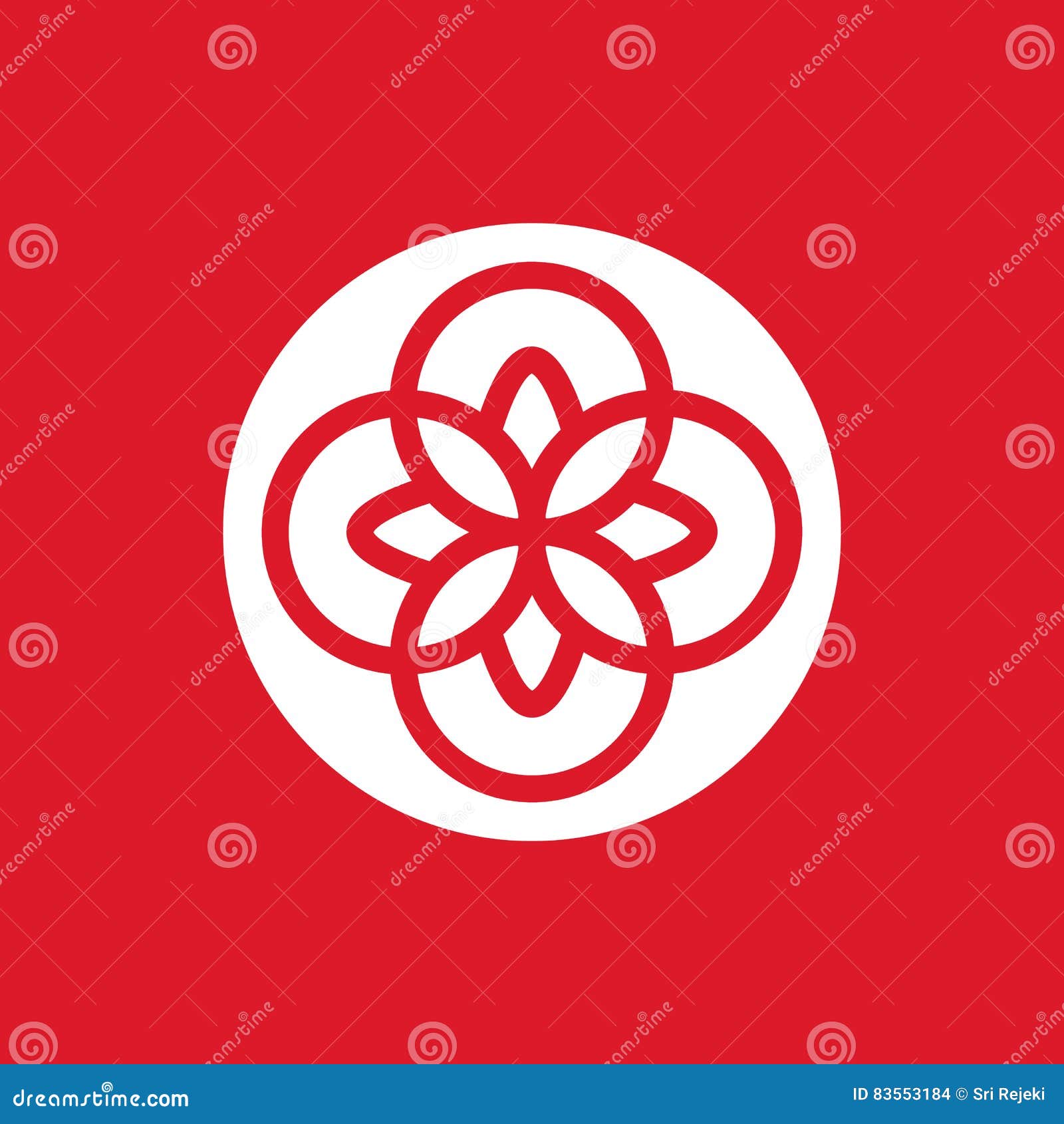 Creative Abstract Circle Symbol Vector Illustration Stock Vector ...