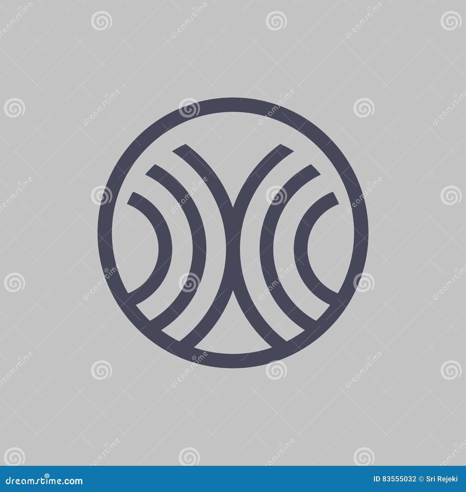 Creative Abstract Circle Symbol Vector Illustration Stock Vector ...