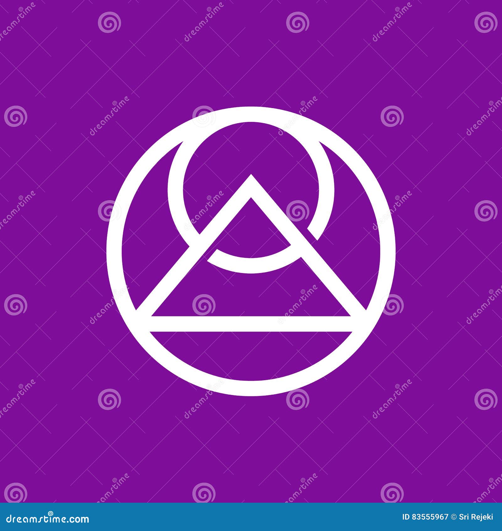 Creative Abstract Circle Symbol Vector Illustration Stock Vector ...