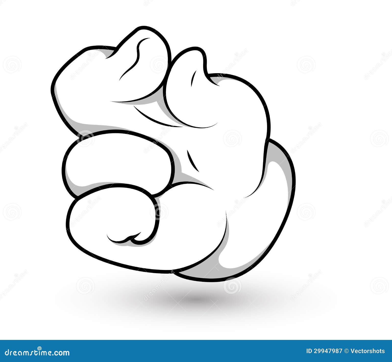 Thumb Pin Cartoon Illustration Hand Drawn Animation