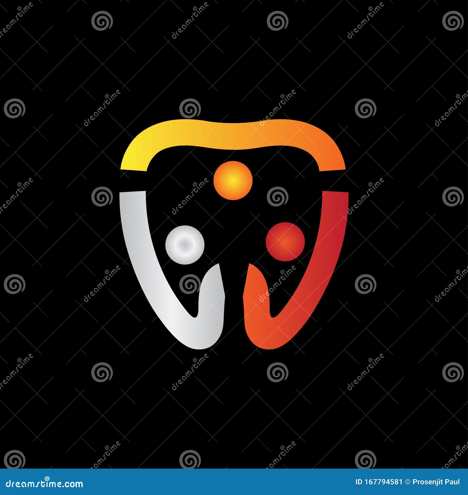 Creative Abstract Dental Tooth Logo Vector Stock Vector - Illustration ...