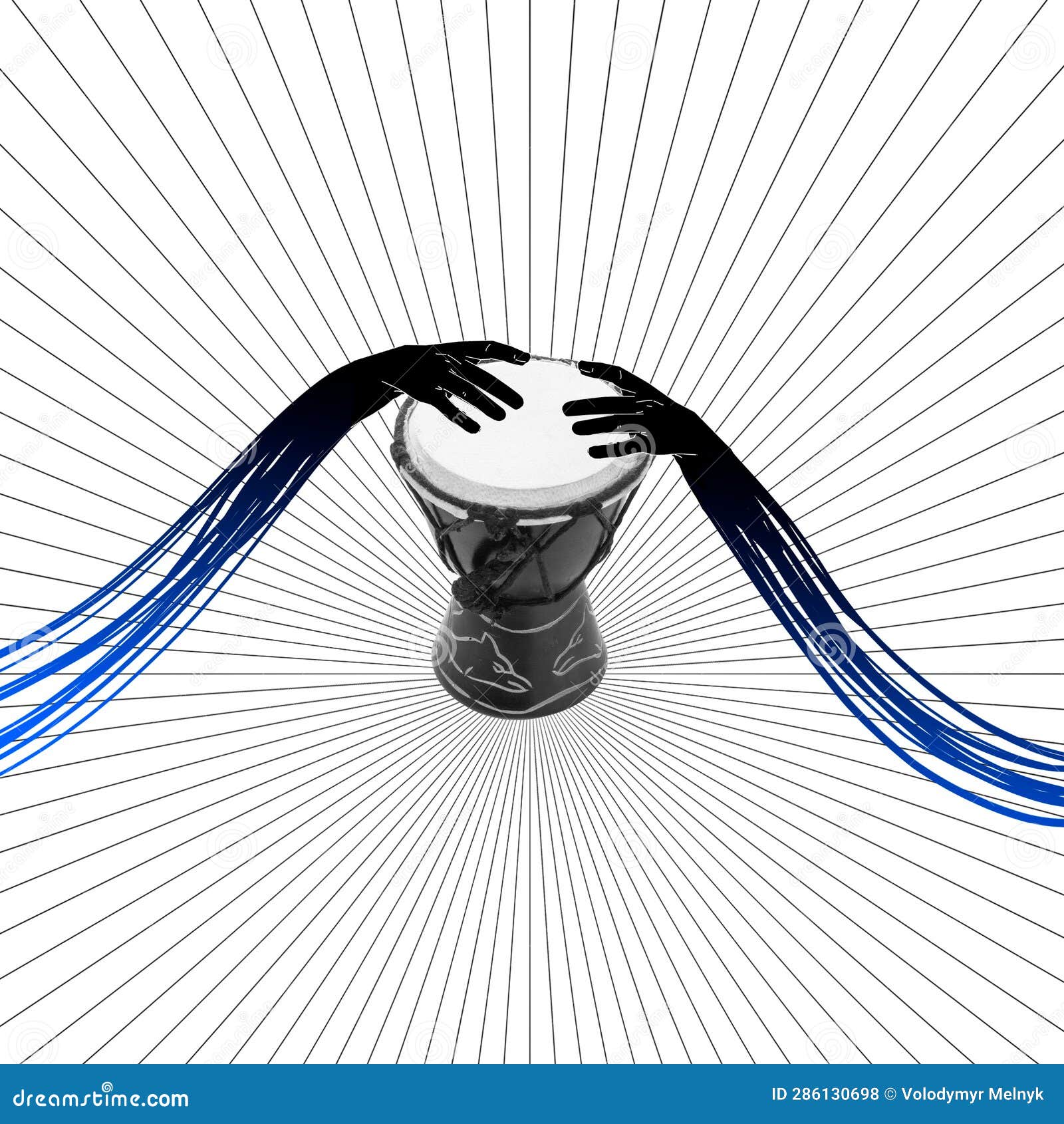 Surrealism Poster Laughing Man In Jewish Culture Theme Royalty-Free ...