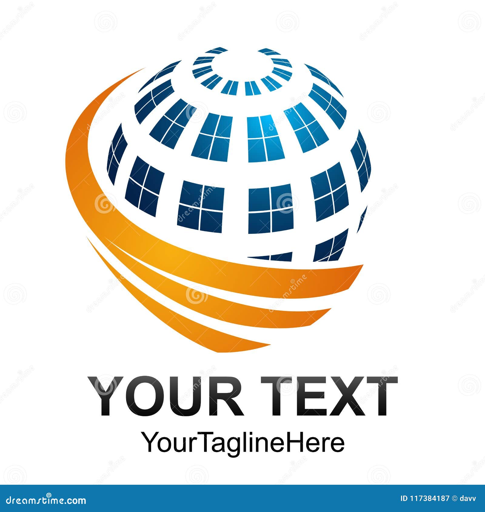 Creative Abstract Digital Sphere Technology Vector Logo Design T Stock ...