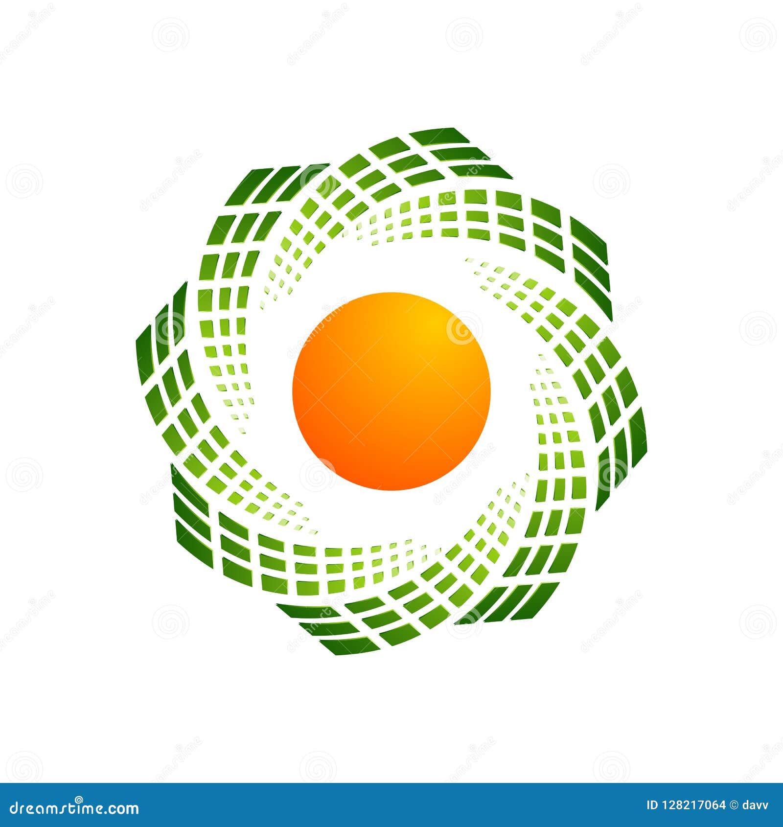 Creative Abstract Digital Sphere Technology Vector Logo Design T Stock ...