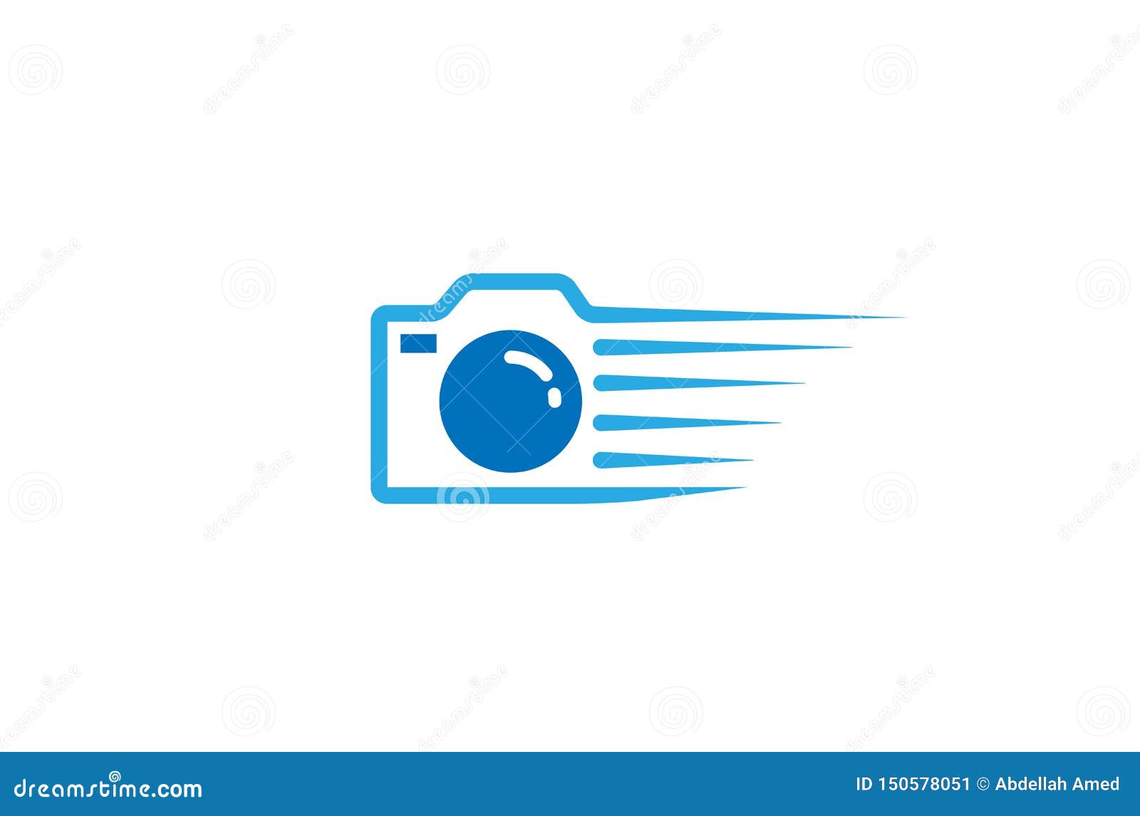 Creative Abstract Fast Camera Line Logo Design Symbol Vector ...