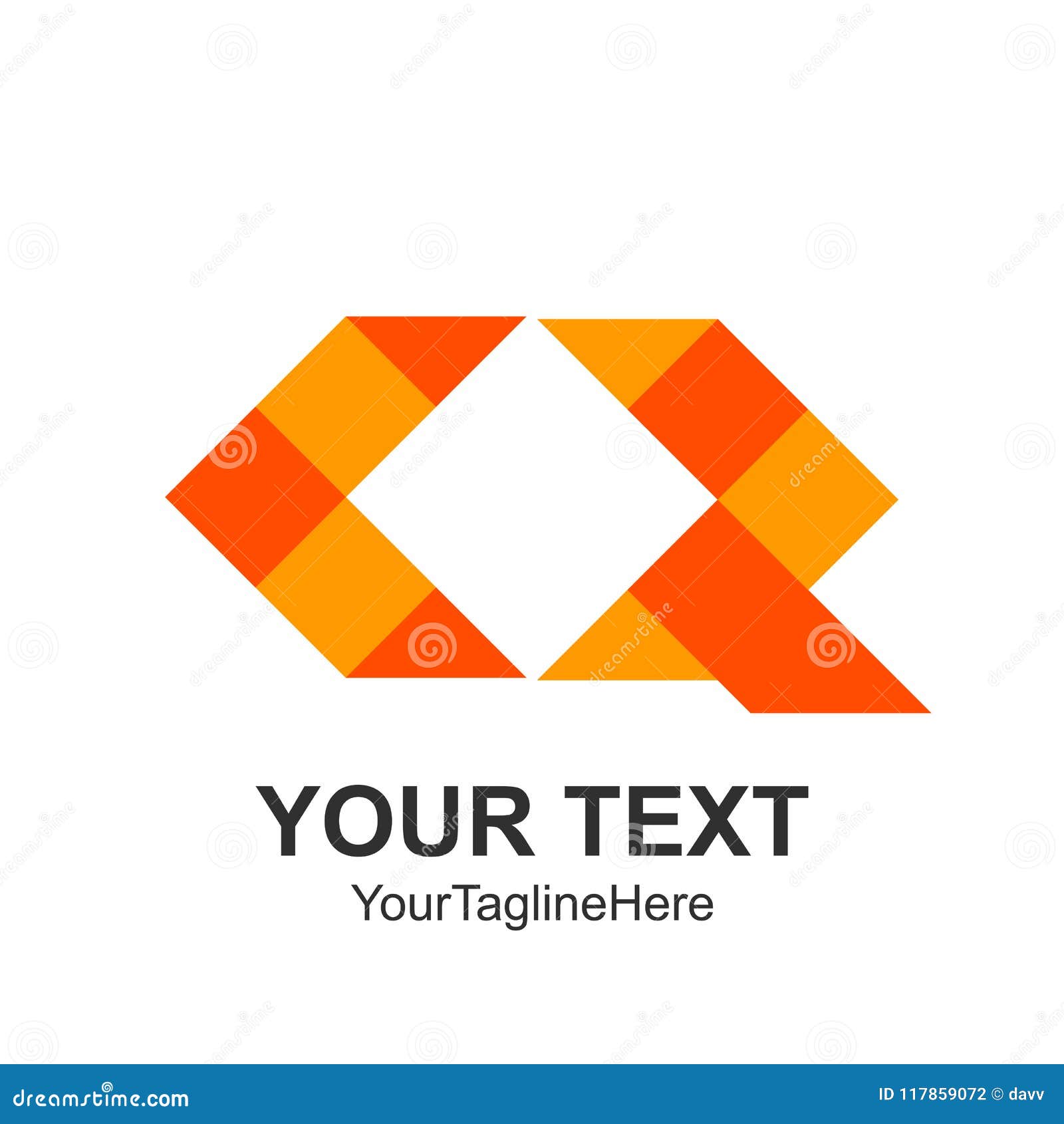 Creative Abstract Geometric Square Vector Logo Design Template E Stock ...