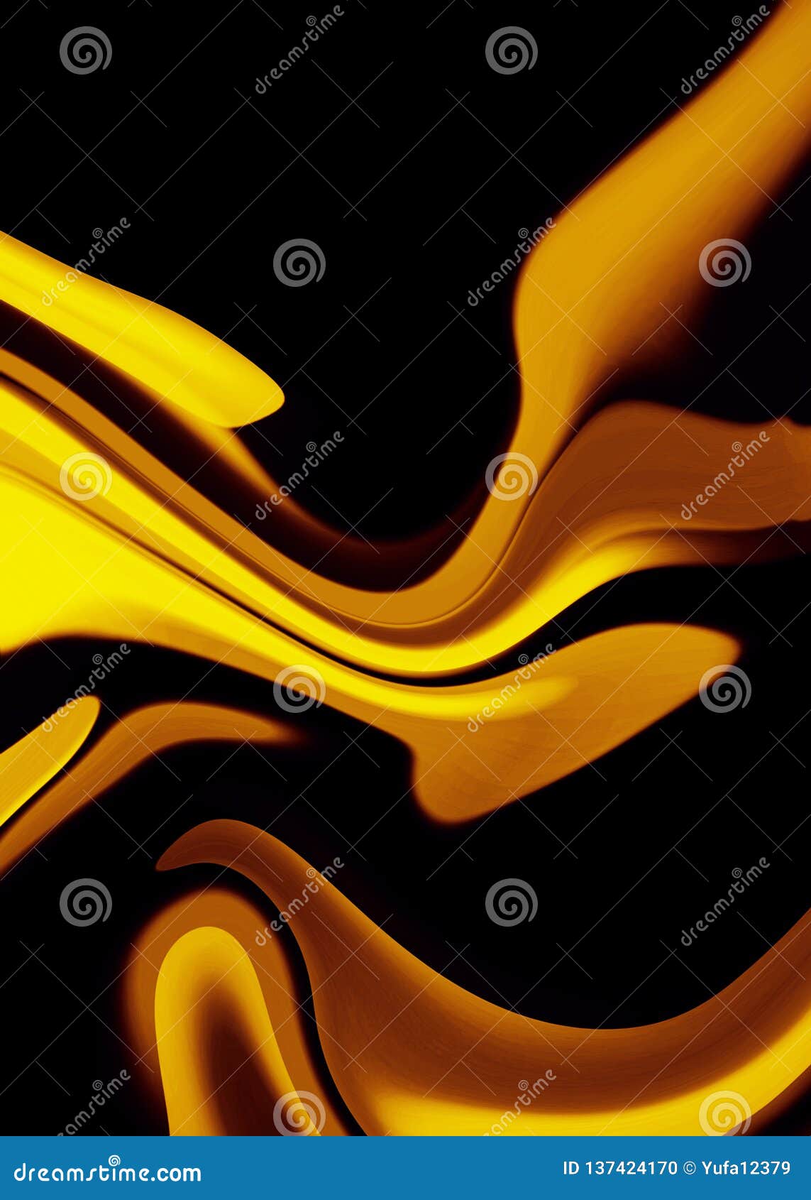 Creative Abstract Gold Liquid Pattern for Creating Artworks and Prints ...